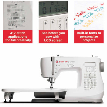 C7220 Sewing Machine with Extension Table | SINGER®