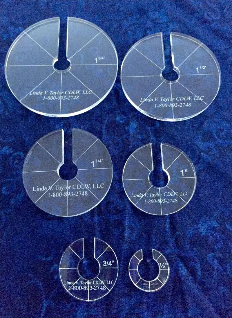 Crosshatch Circle Quilt Template Set | SINGER®