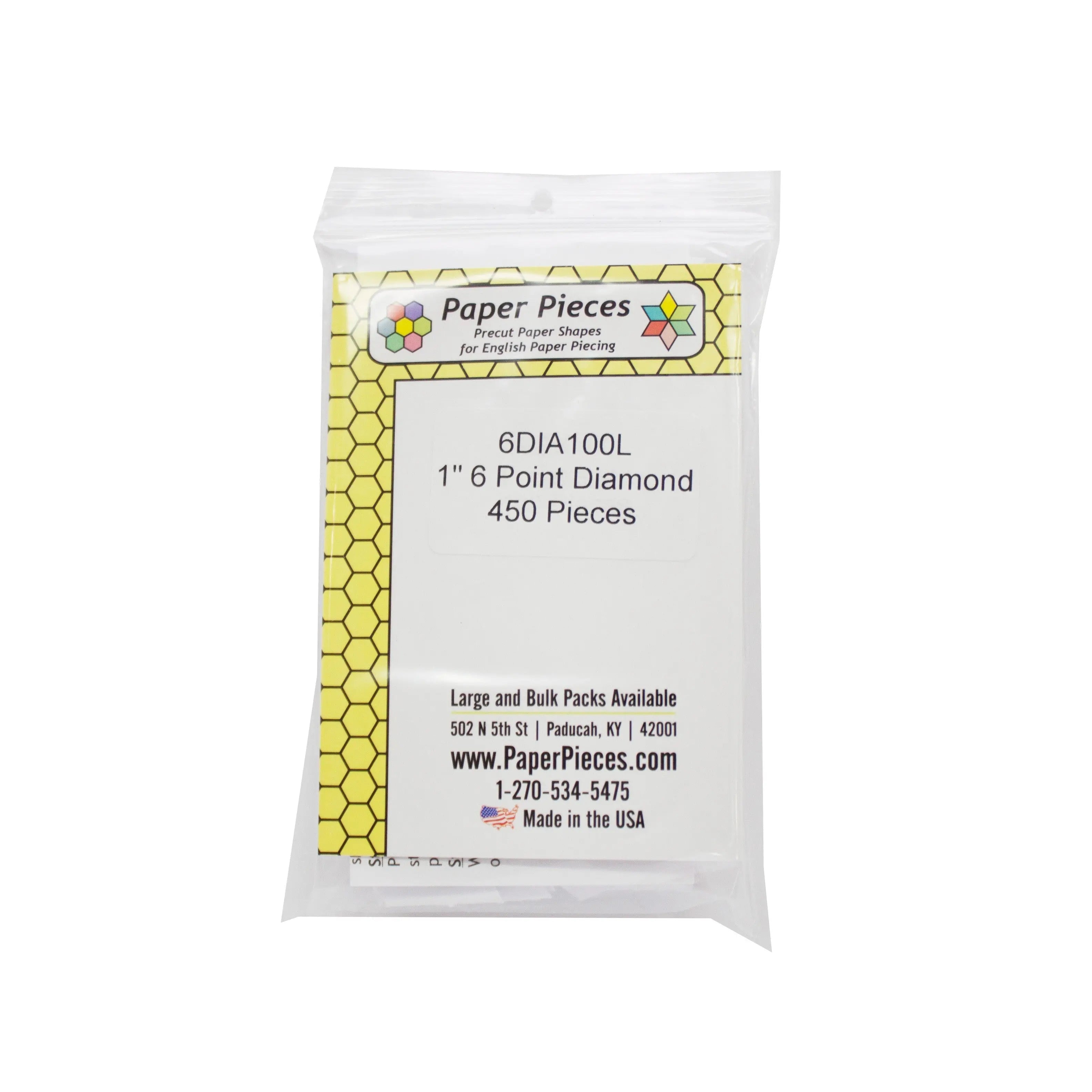 Paper Piece Diamond Pack 1in 450pc | SINGER®
