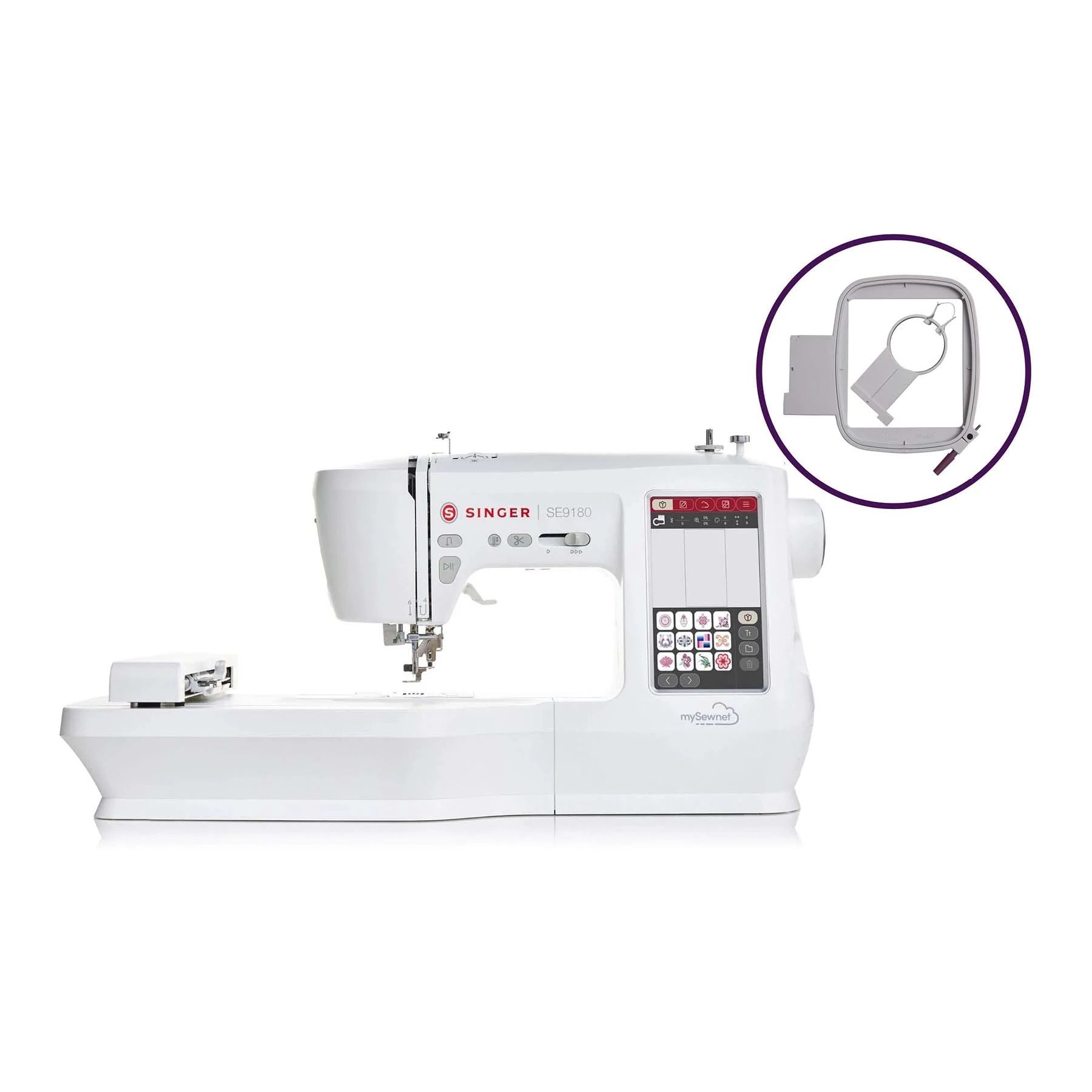 SINGER® SE9180 Sewing & Embroidery Machine & Hoops Bundle | SINGER®