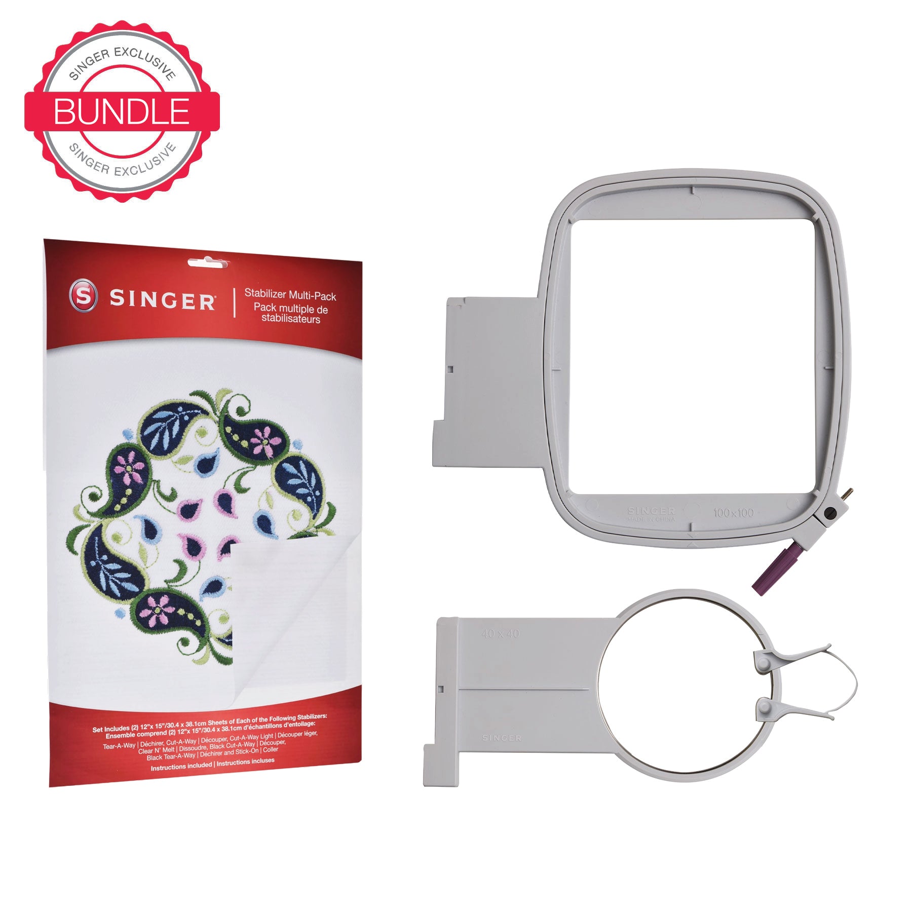 SE9180 Embroidery Accessory Bundle | SINGER®
