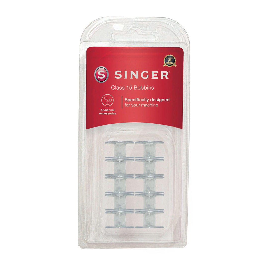 SINGER® 15 Class Plastic Bobbins 10-Pack | SINGER®