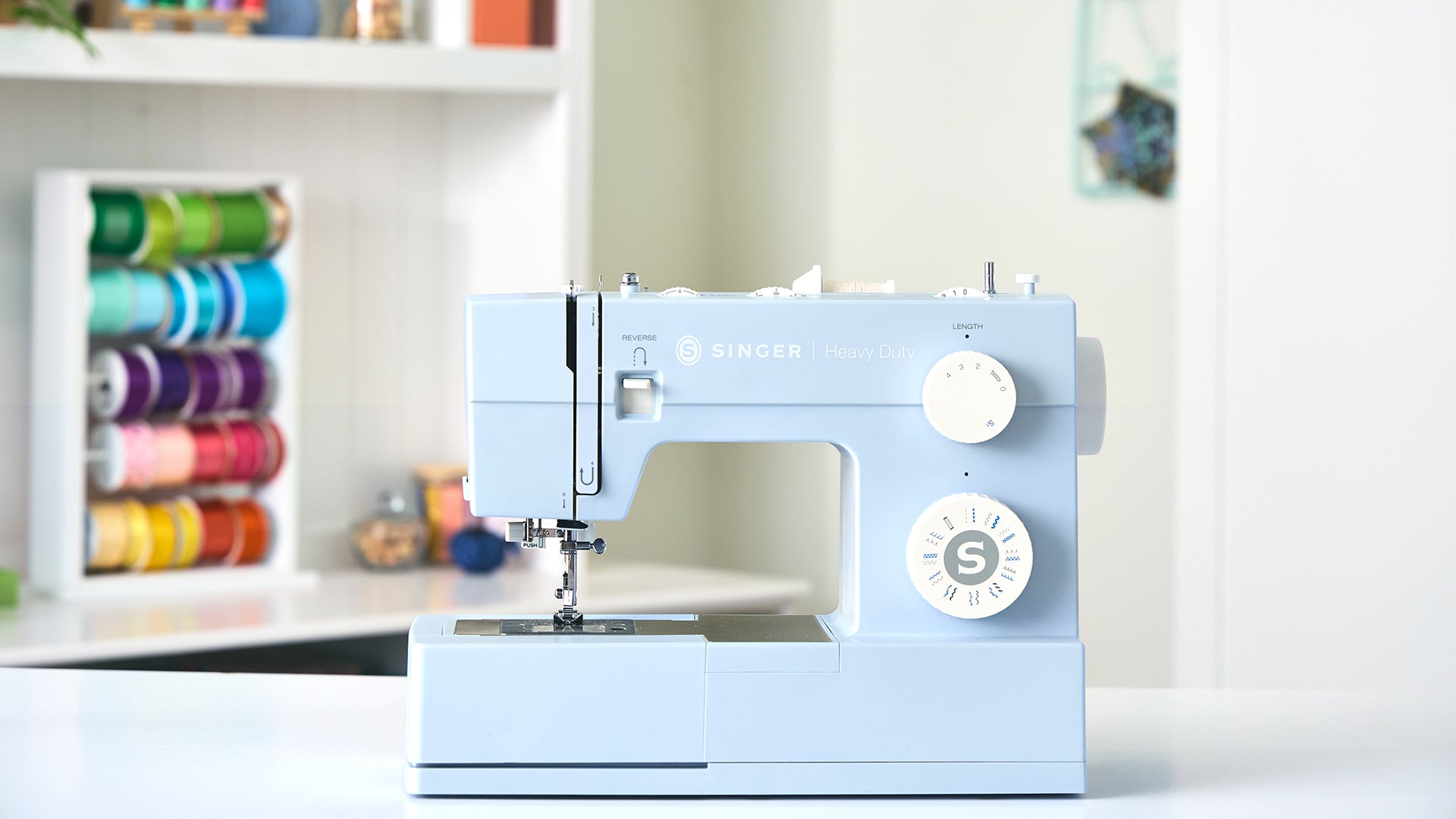 Heavy Duty 4423 Meltwater Blue Sewing Machine | SINGER®