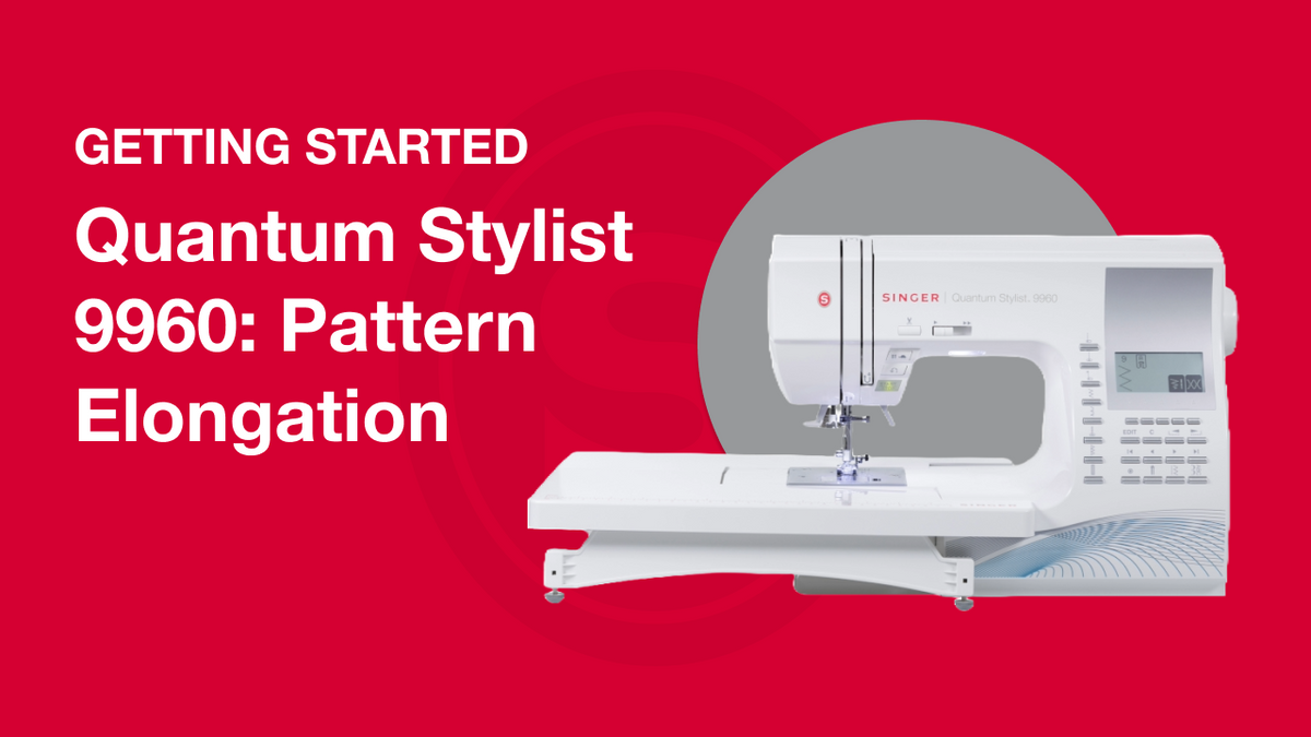 SINGER® Sew Spacious Quantum Stylist™ 9960 Sewing Machine & Presser Fo ...