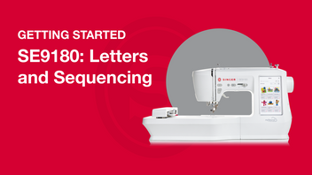 SE9180 Sewing & Embroidery Machine | SINGER®