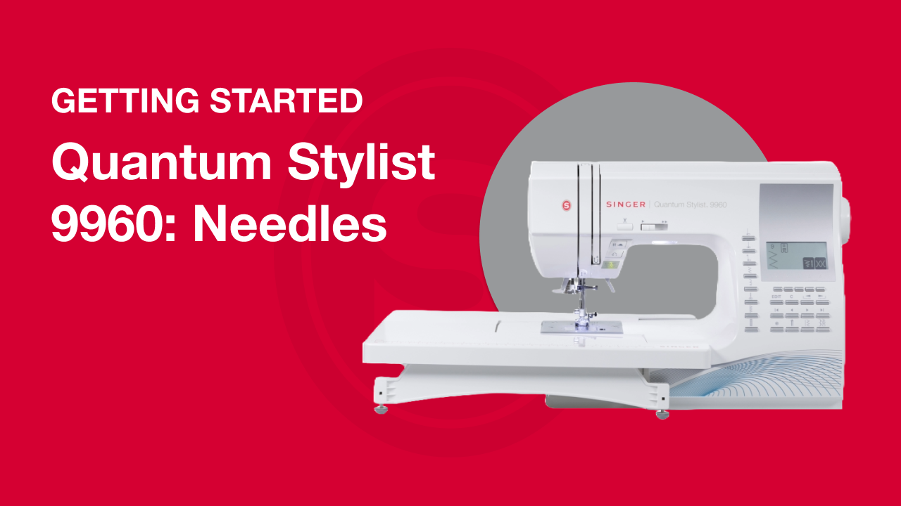 Máquina de coser Quantum Stylist 9960 con mesa extensible | SINGER